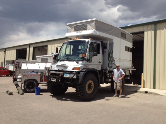 Custom Pop Up for Mercedes Unimog 500: See it at the Overland Expo ...